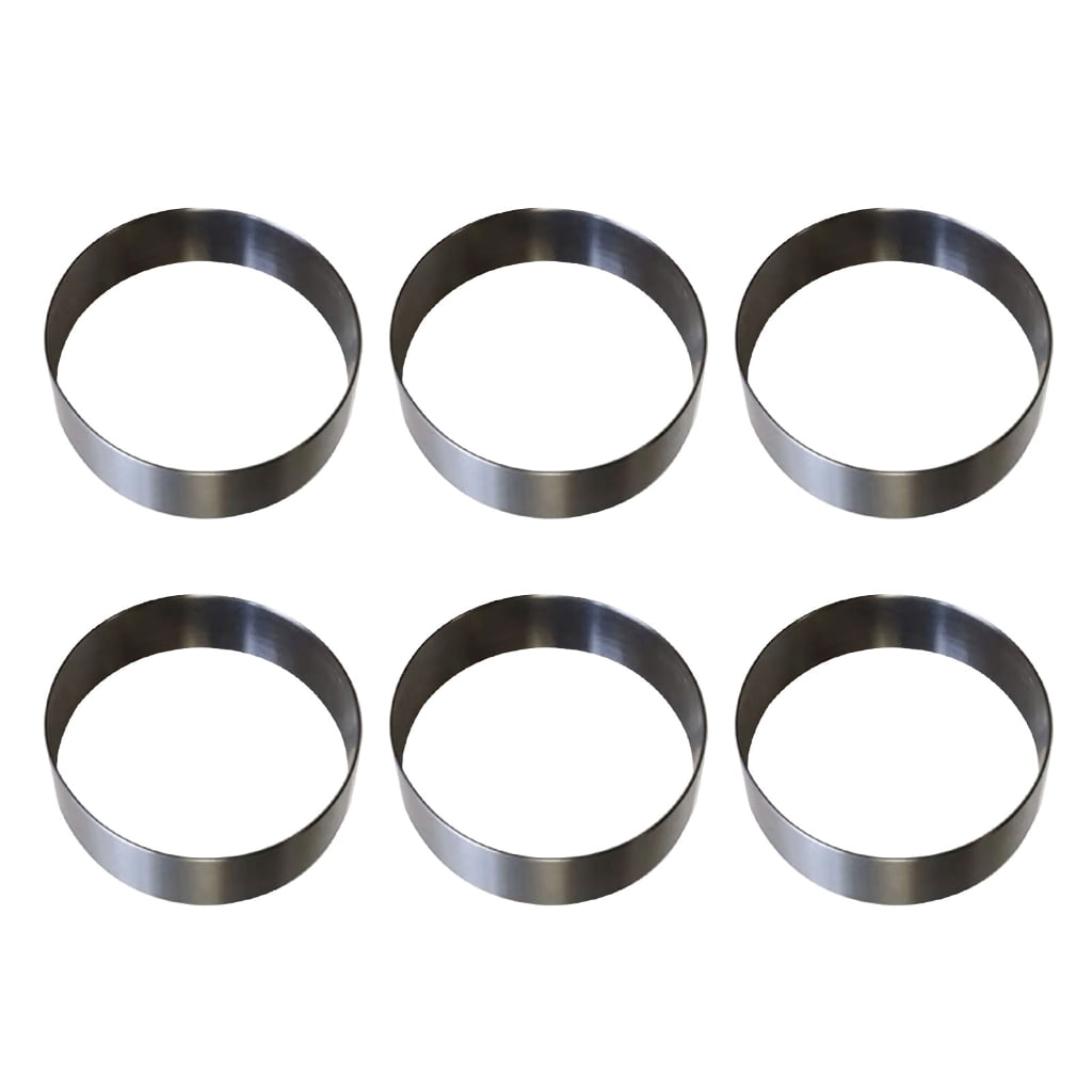 Aurgiarme Versatile Round Metal Molds for Practical Cake Tray Steel ...