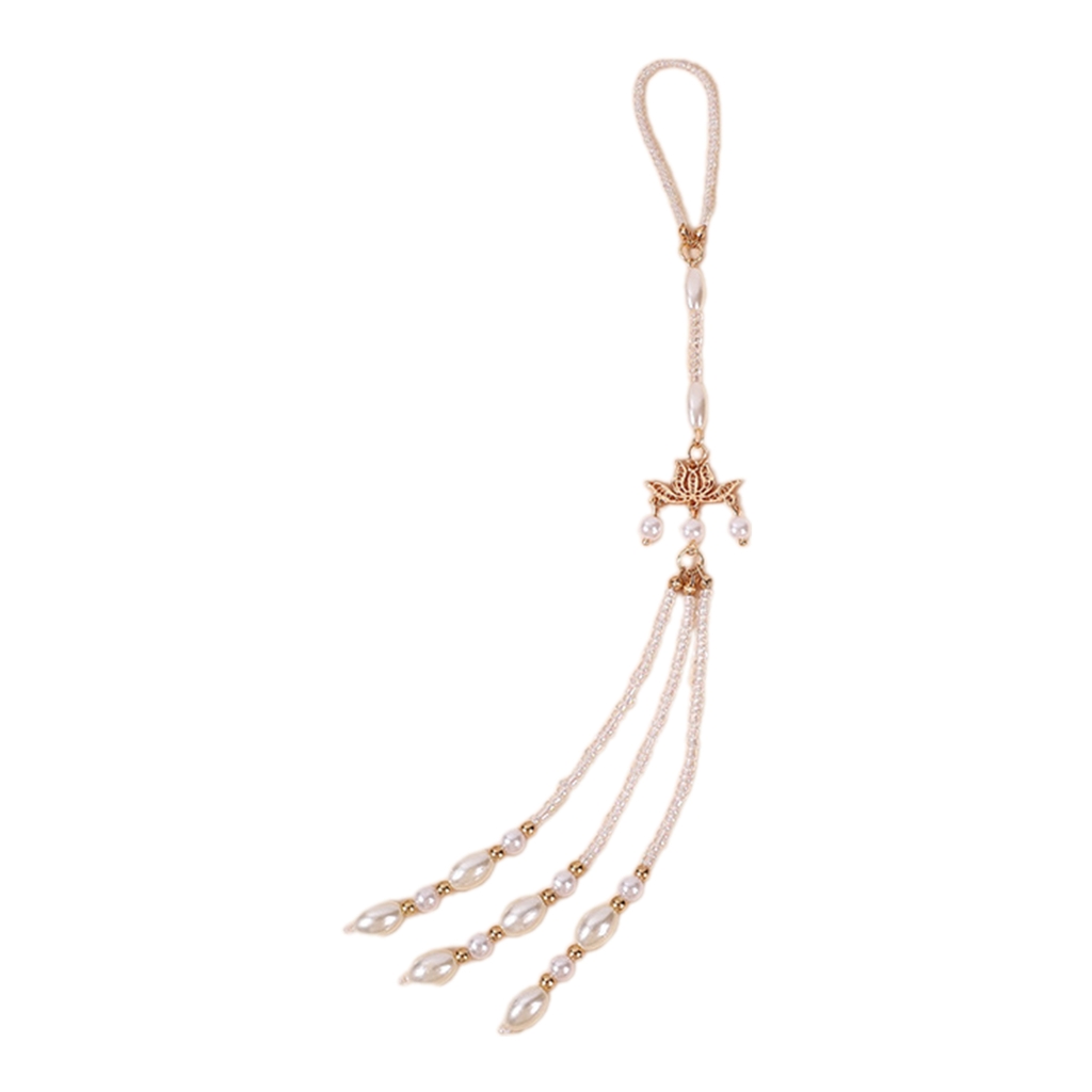 Aurgiarme Women Cheongsam Pendant Handmade Brooch with Long Tassels ...