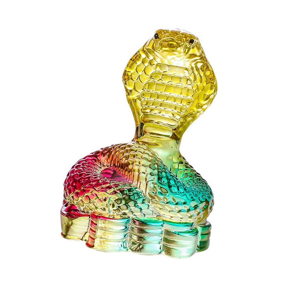 Aurgiarme Zodiacs Snake Crystal Figurine 2025 Snake Year Party ...