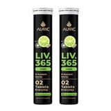 Auric Liv365 Liver Detox Supplement 40 Tablets | Lemon Flavour Advanced ...