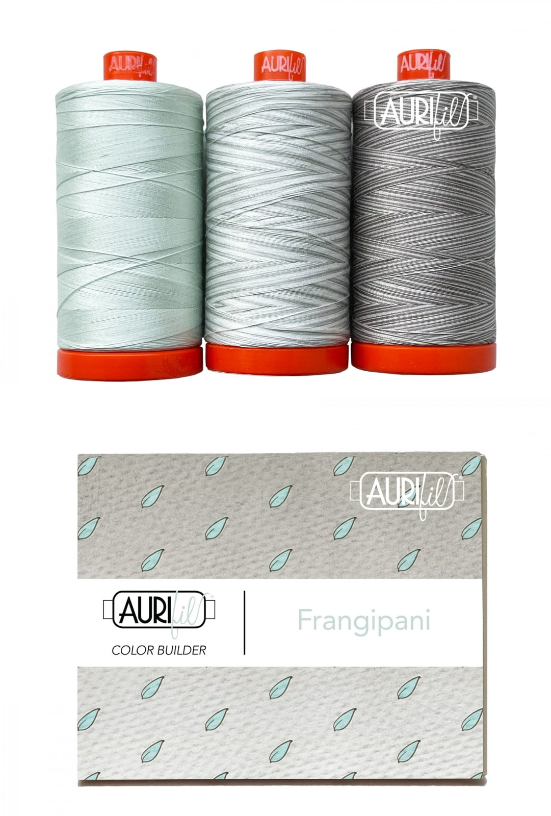 Aurifil 50wt Cotton Color Builder Thread Collection-Frangipani ...