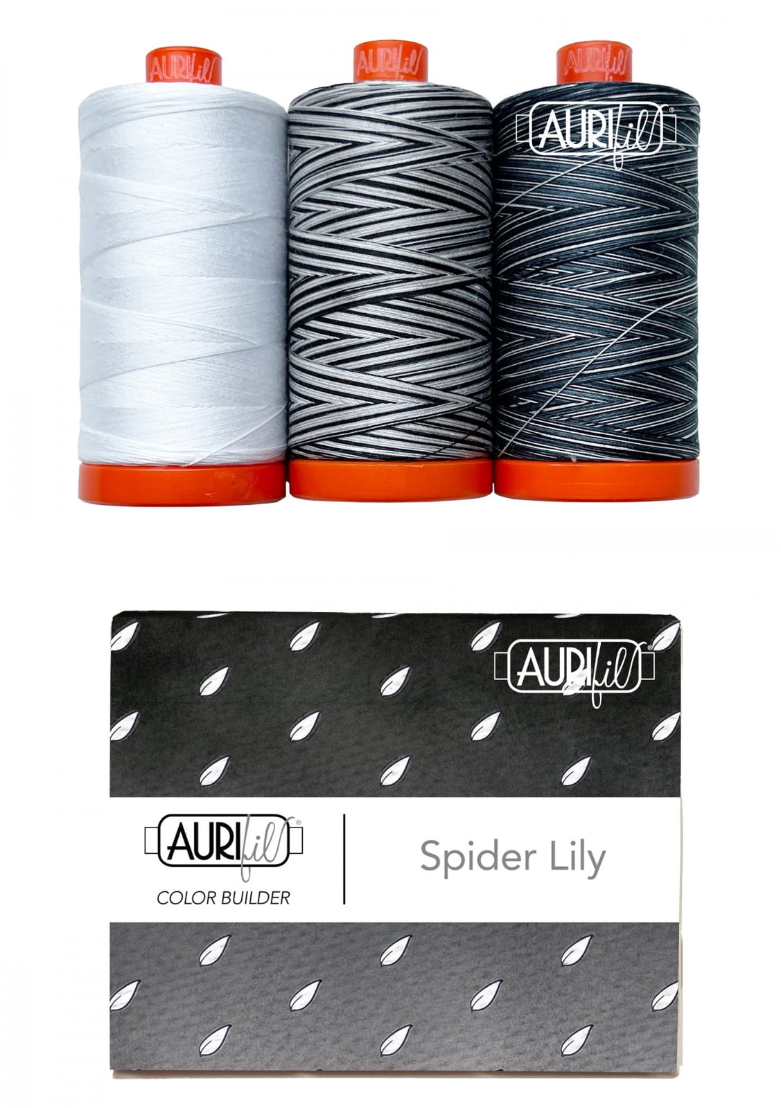Aurifil 50wt Cotton Color Builder Thread Collection-Spider Lily ...