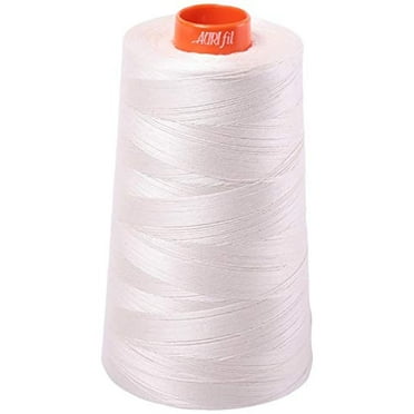 Aurifil Mako Cotton Thread Bundle, 2-Pack: Dove 2600 + White 2024 (1422 Yards Each) - Premium ...