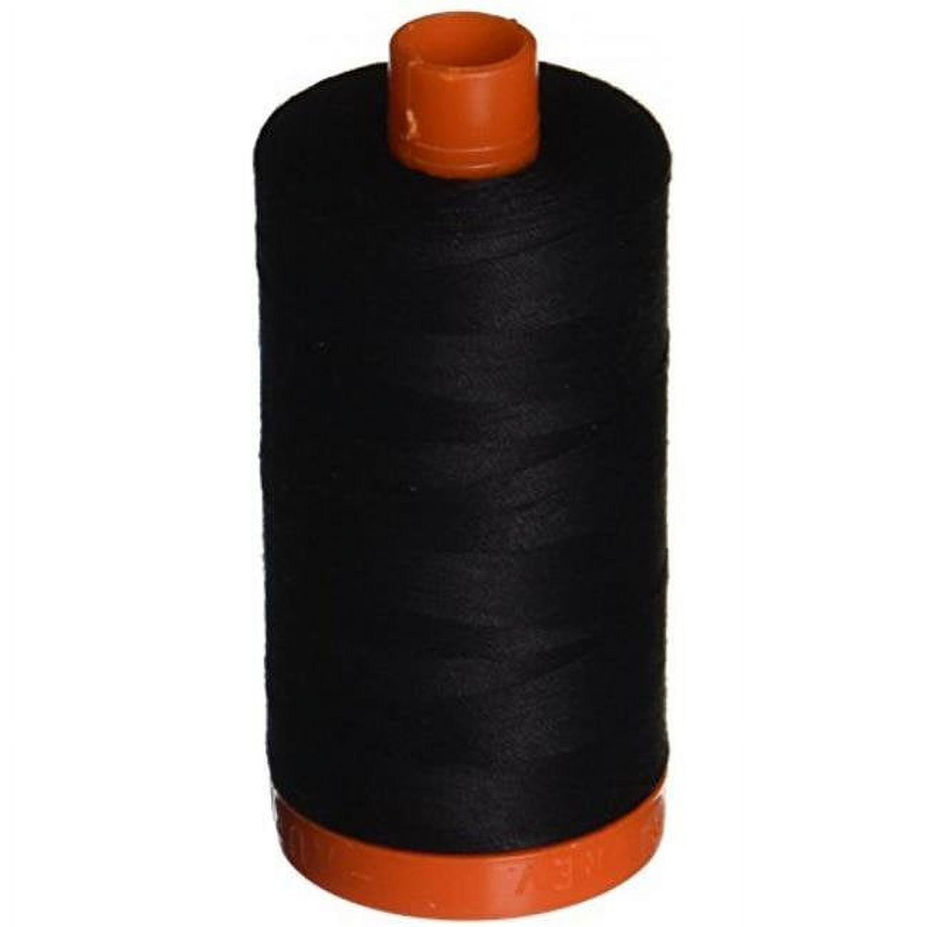 Aurifil A1050-2692 Mako Cotton Thread Solid 50WT 1422Yds Black ...