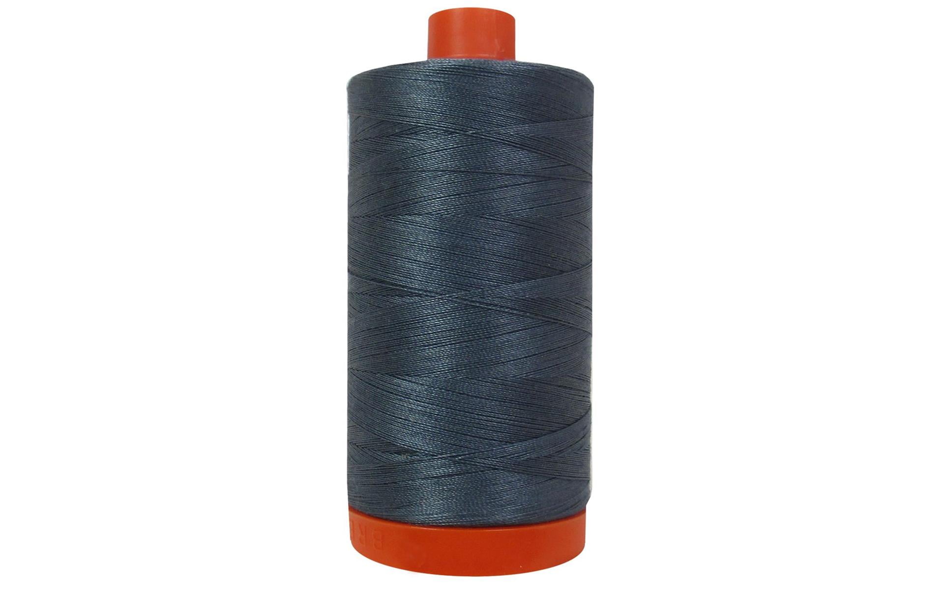 Aurifil Cotton Thread Mako 50wt 1300m Dark Grey - Walmart.com