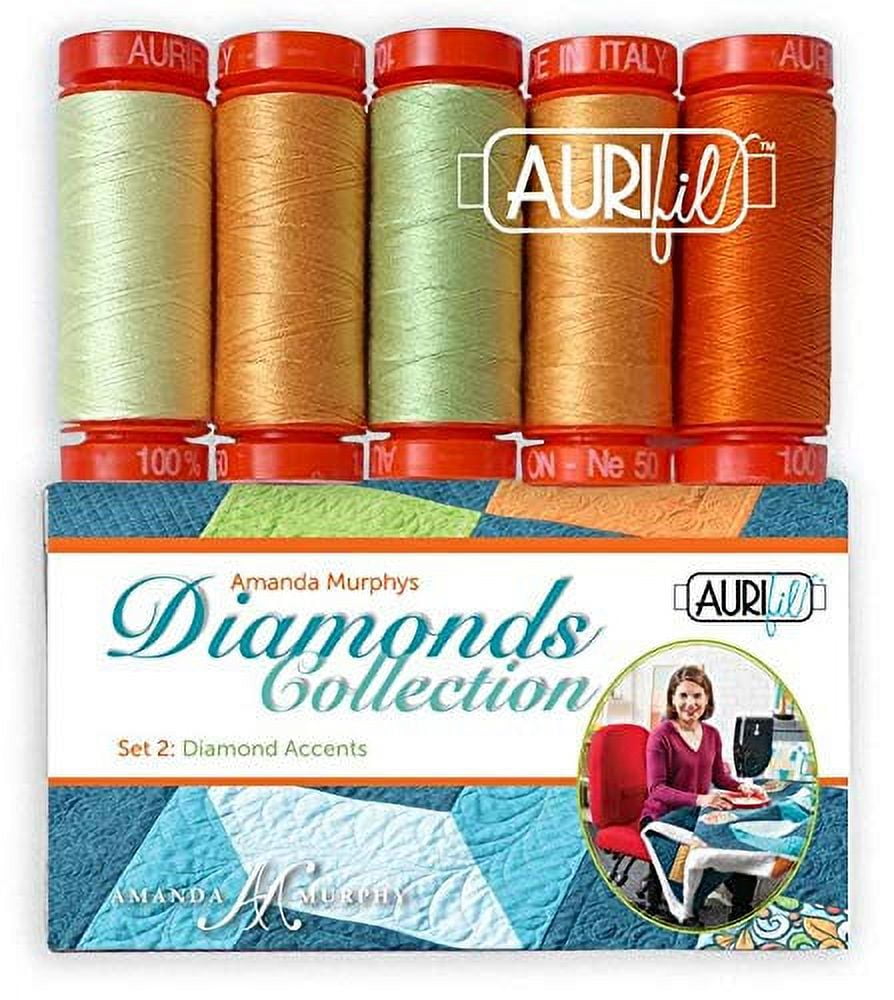 Aurifil Designer Thread Collection-Amanda Murphy Diamonds Collection ...