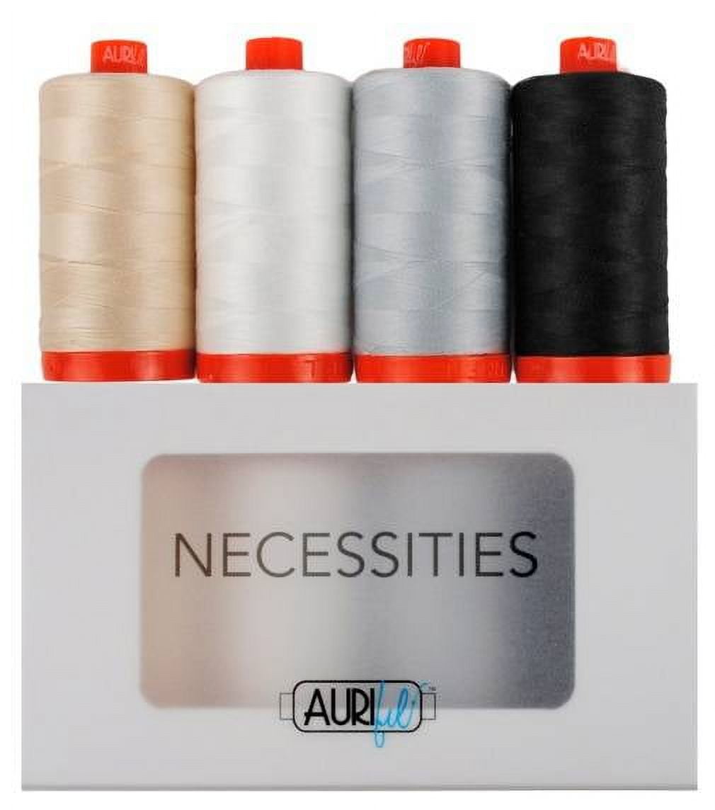 Aurifil Necessities Thread Collection - 4 spools, Assorted - Walmart.com