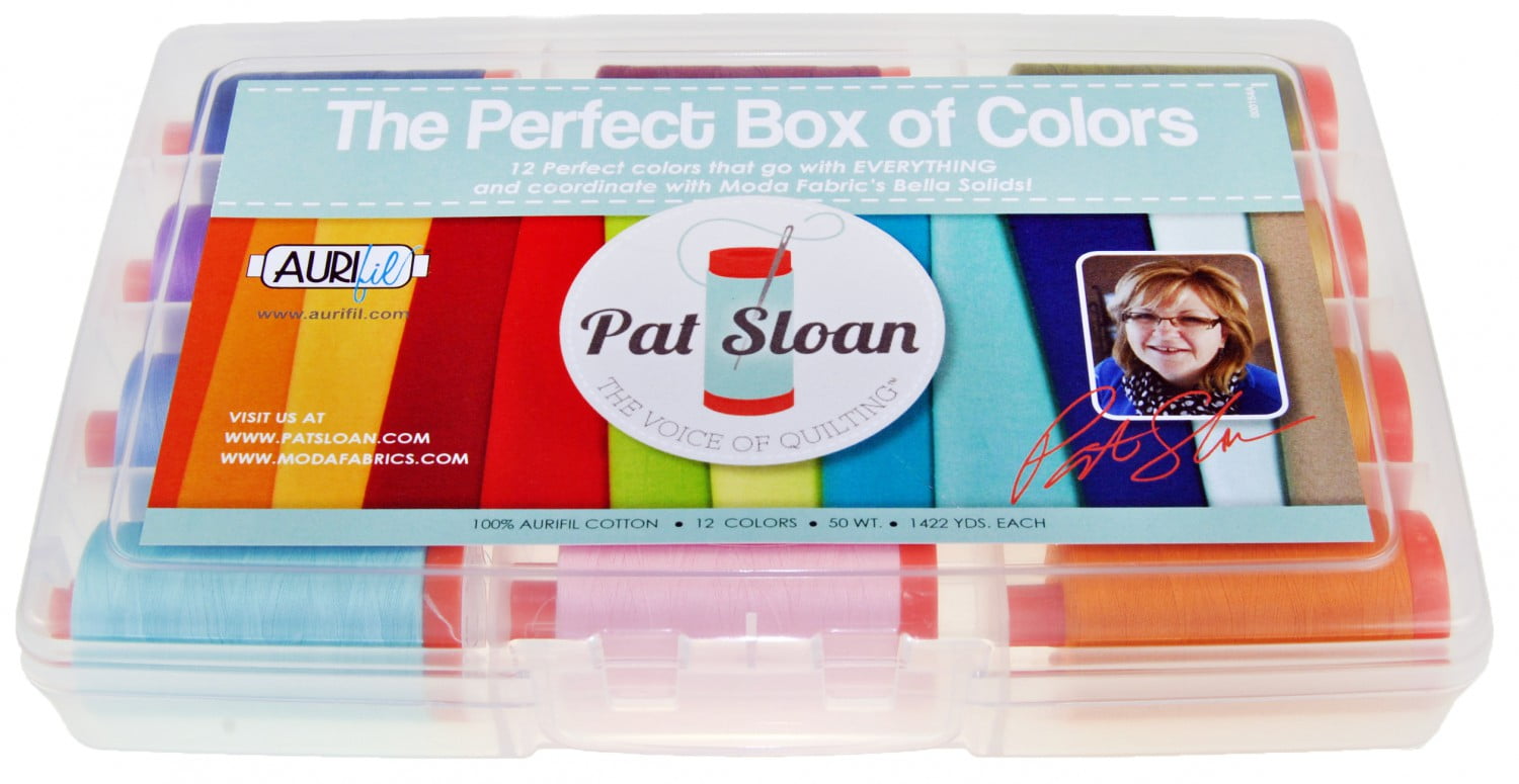 Aurifil Designer Thread Collection-The Perfect Box Of Colors By Pat ...