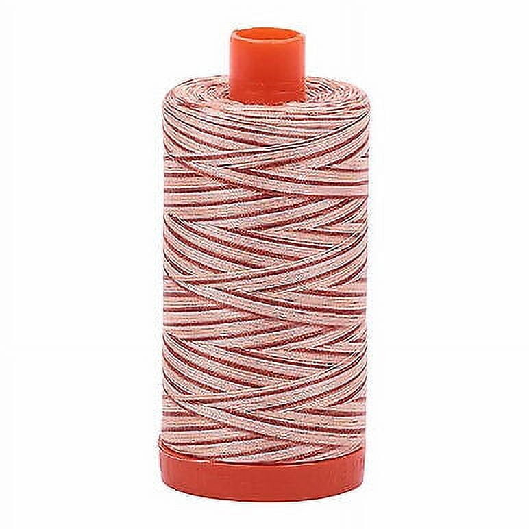 Aurifil Mako Cotton Thread Dk/Lt Red Variegated 4656 50W 1422 yd ...