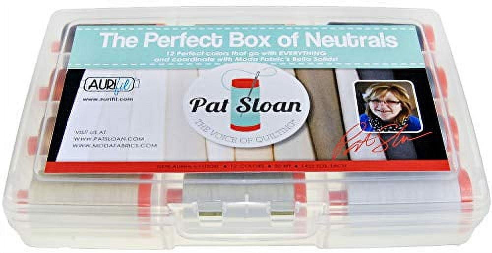 Aurifil Thread Set THE PERFECT BOX OF NEUTRALS By Pat Sloan 50wt Cotton ...