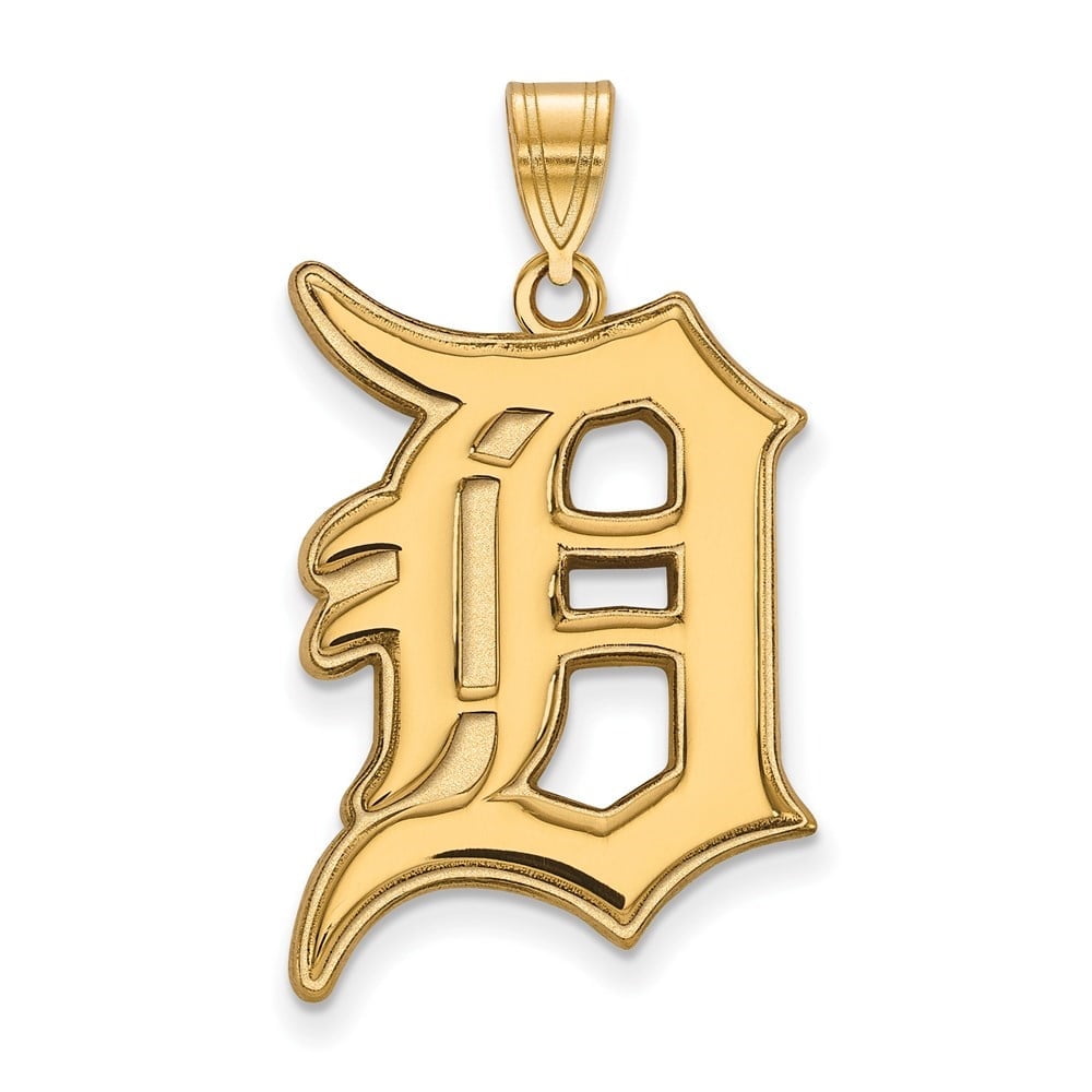 Auriga Fine Jewelry 10K Yellow Gold Letter D Extra Large Pendant for ...