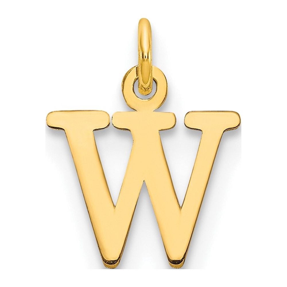 Auriga Fine Jewelry 14K Yellow Gold Cut-out Letter W Initial Pendant ...