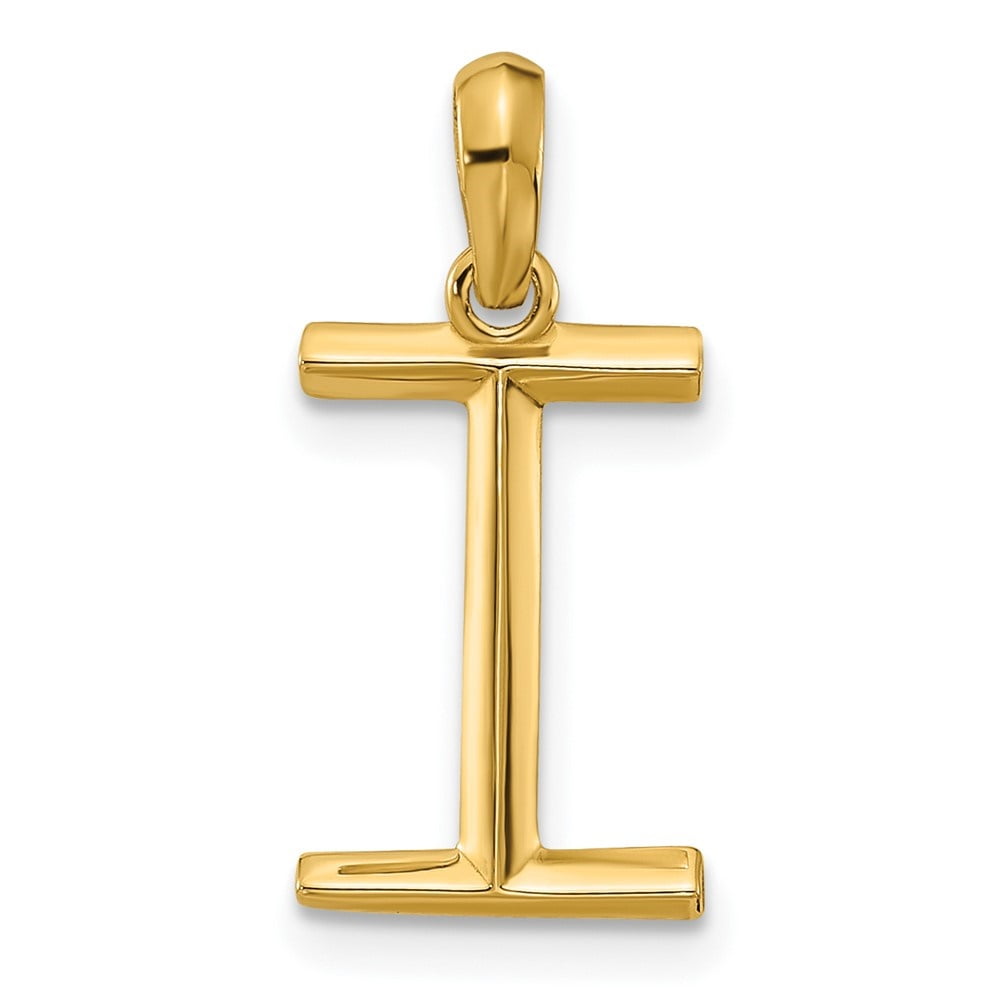 Auriga 14k Yellow Gold Fancy Letter I Pendant for Women - Walmart.com
