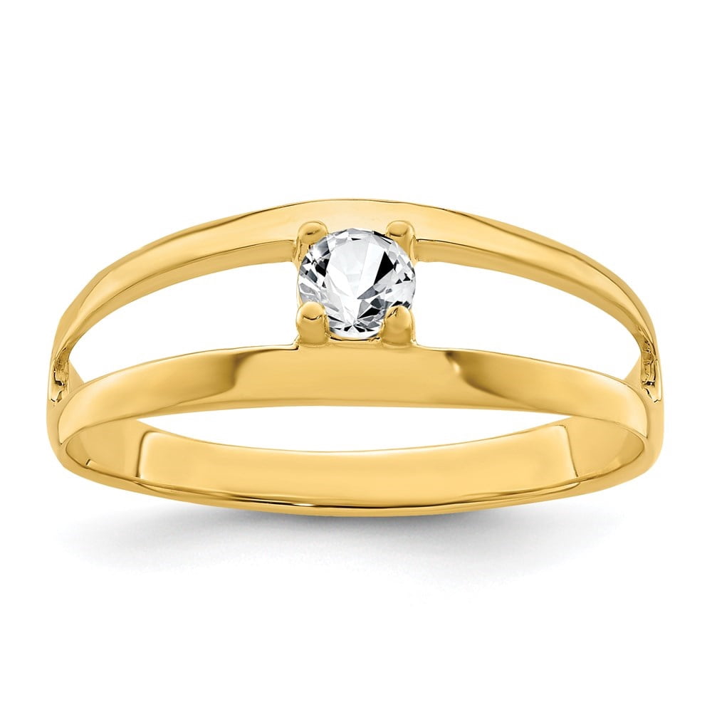 Auriga Fine Jewelry 14K Yellow Gold Genuine Anniversary/Engagement Ring ...