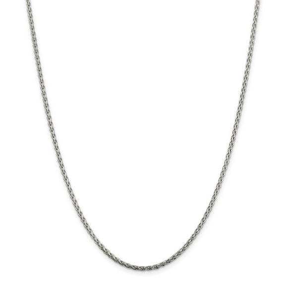 Auriga Fine Jewelry 925 Sterling Silver 2 mm Diamond-cut Spiga Chain ...