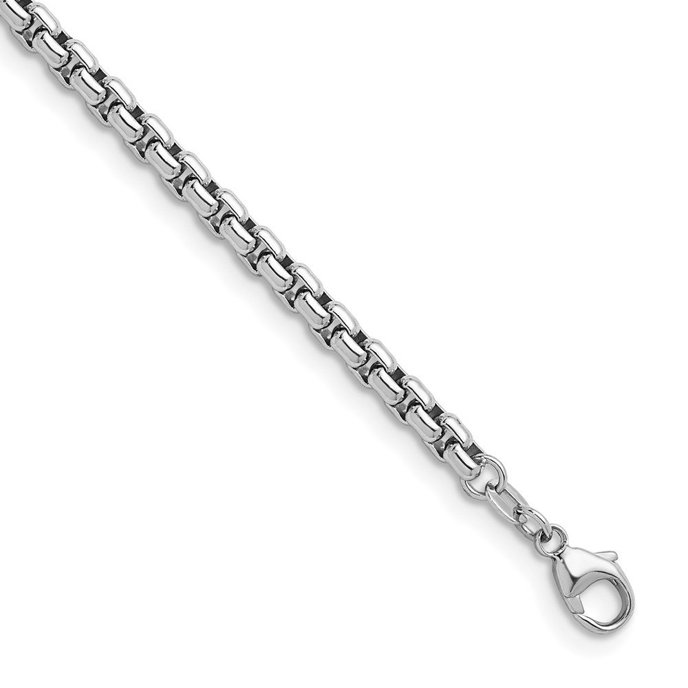 Sterling Silver Diamond Cut Box Chain Necklace 20 Inch - Walmart.com