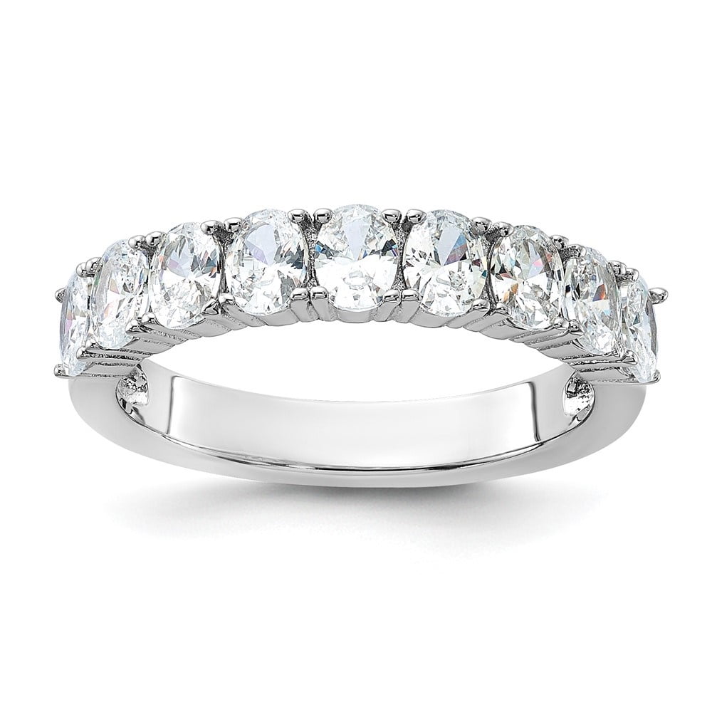 Auriga Fine Jewelry 925 Sterling Silver Rhodium-plated Brilliant-cut ...