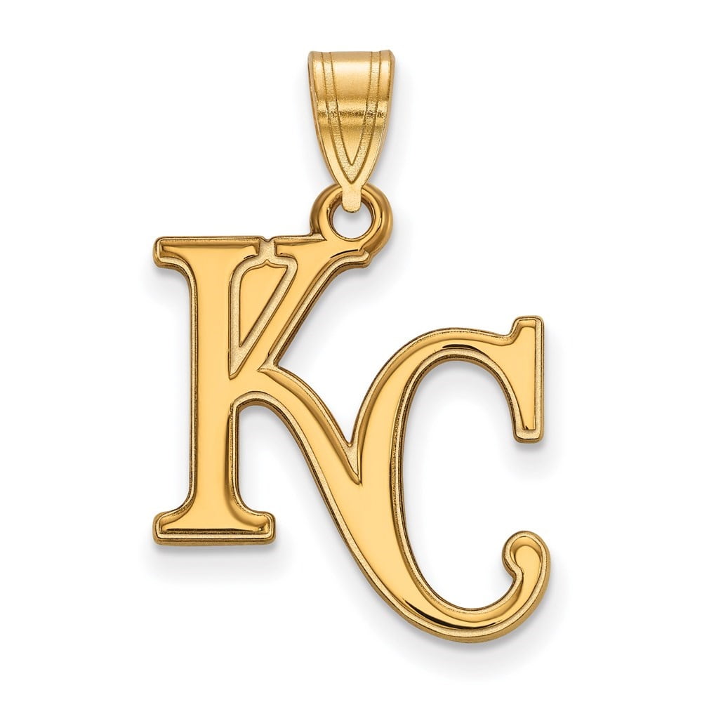 Auriga Fine Jewelry 10K Yellow Gold Letters K-C Large Pendant for Women ...