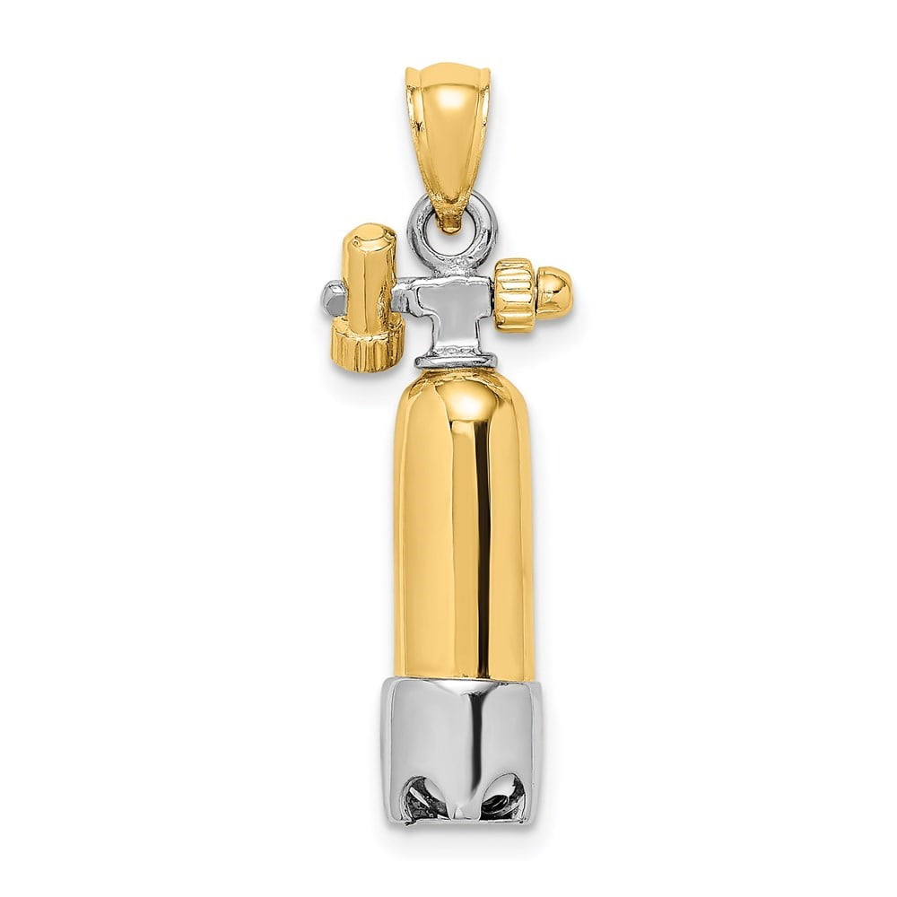 Auriga Fine Jewelry Mother's Day Gift 14K Two-Tone Gold 3-D Single ...