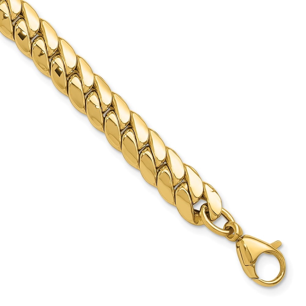 Auriga Fine Jewelry 14K Yellow Gold Polished Fancy Link Bracelet 7 ...