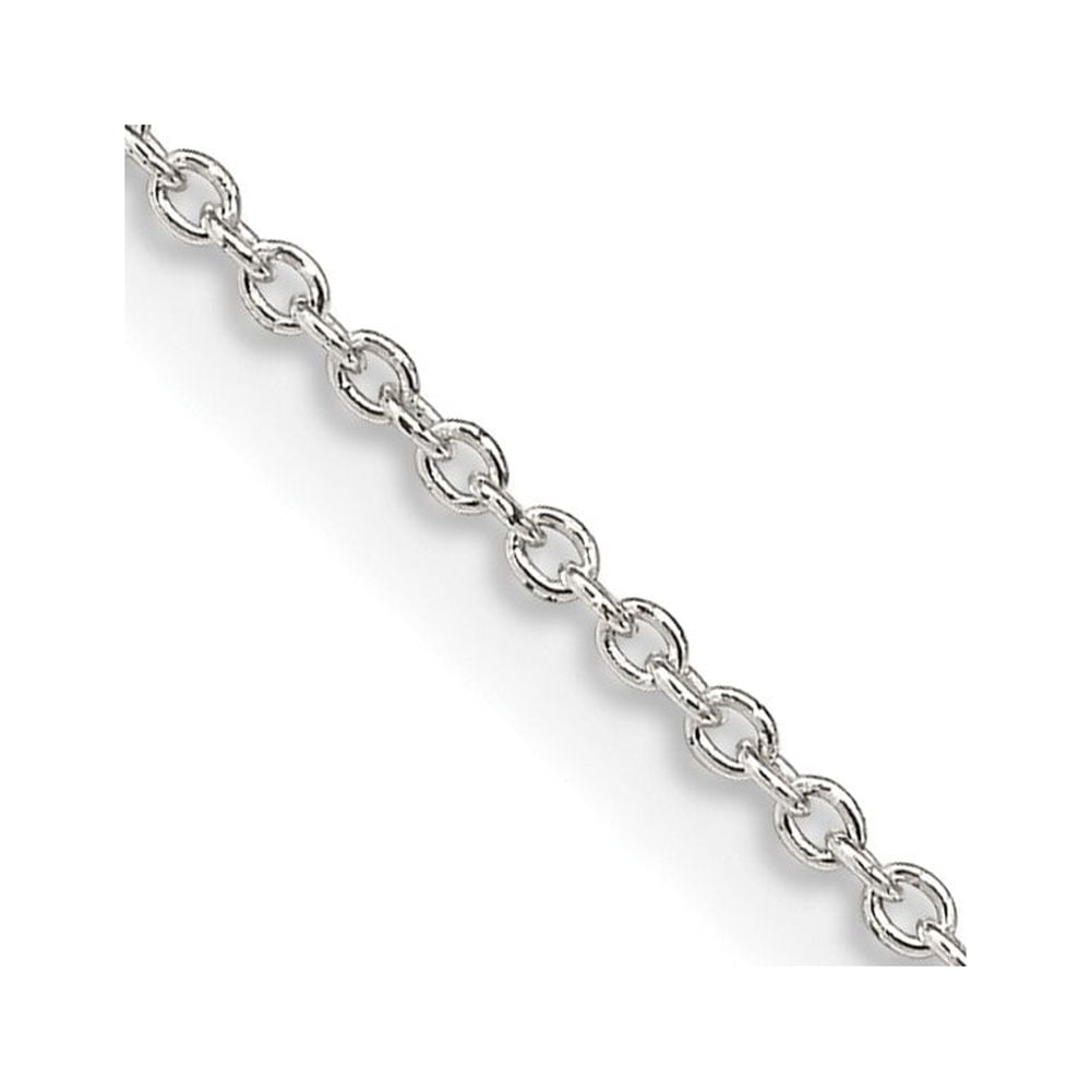 Auriga Fine Jewelry 925 Sterling Silver 1.25mm Cable Chain 16inch ...