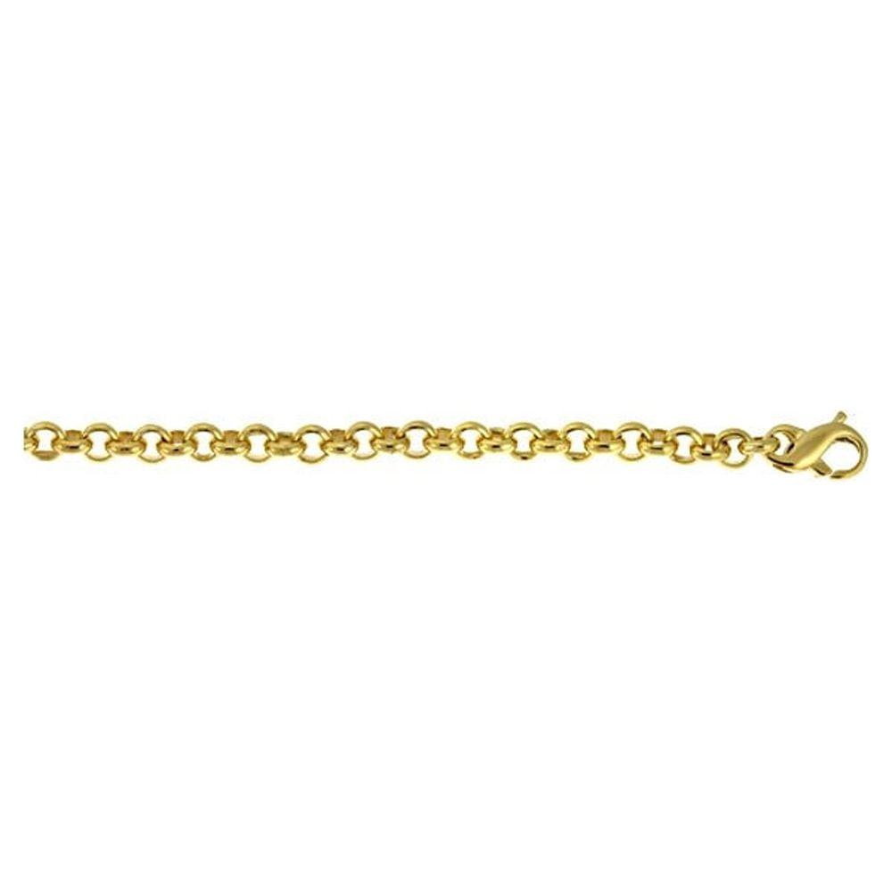 Auriga Fine Jewelry 18K Yellow Gold Polished 4.3 mm Solid Rolo Chain ...