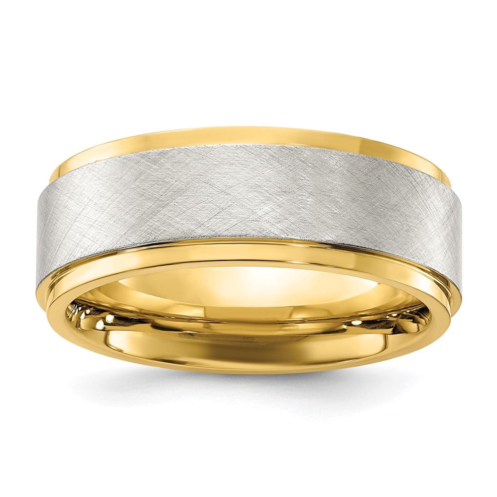 Auriga Fine Jewelry Stainless Steel Polished Yellow IP-plated with ...