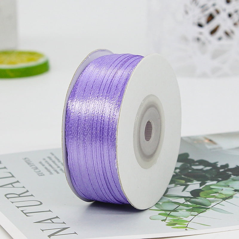 Auroal Ribbon Roll -1 piece light purple 0.12 inch wide, 91 meter long ...