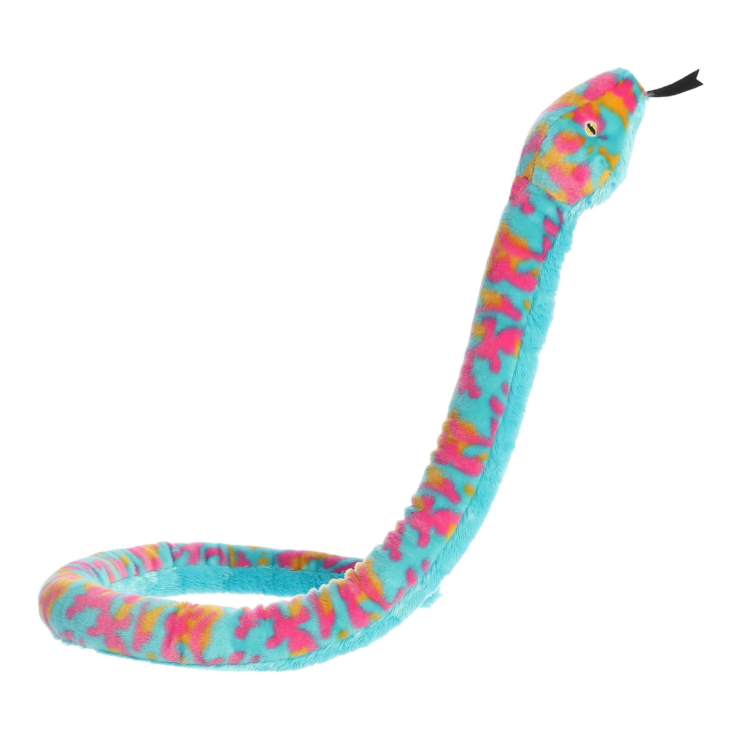 Aurora - X-Large Blue Snake - 50" Colorful Tie Dye Snake - Playful ...