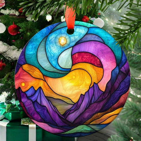 Aurora 10 Ceramic/Acrylic Christmas Ornament, Sweet Love Celebration, Thanksgiving Table ...