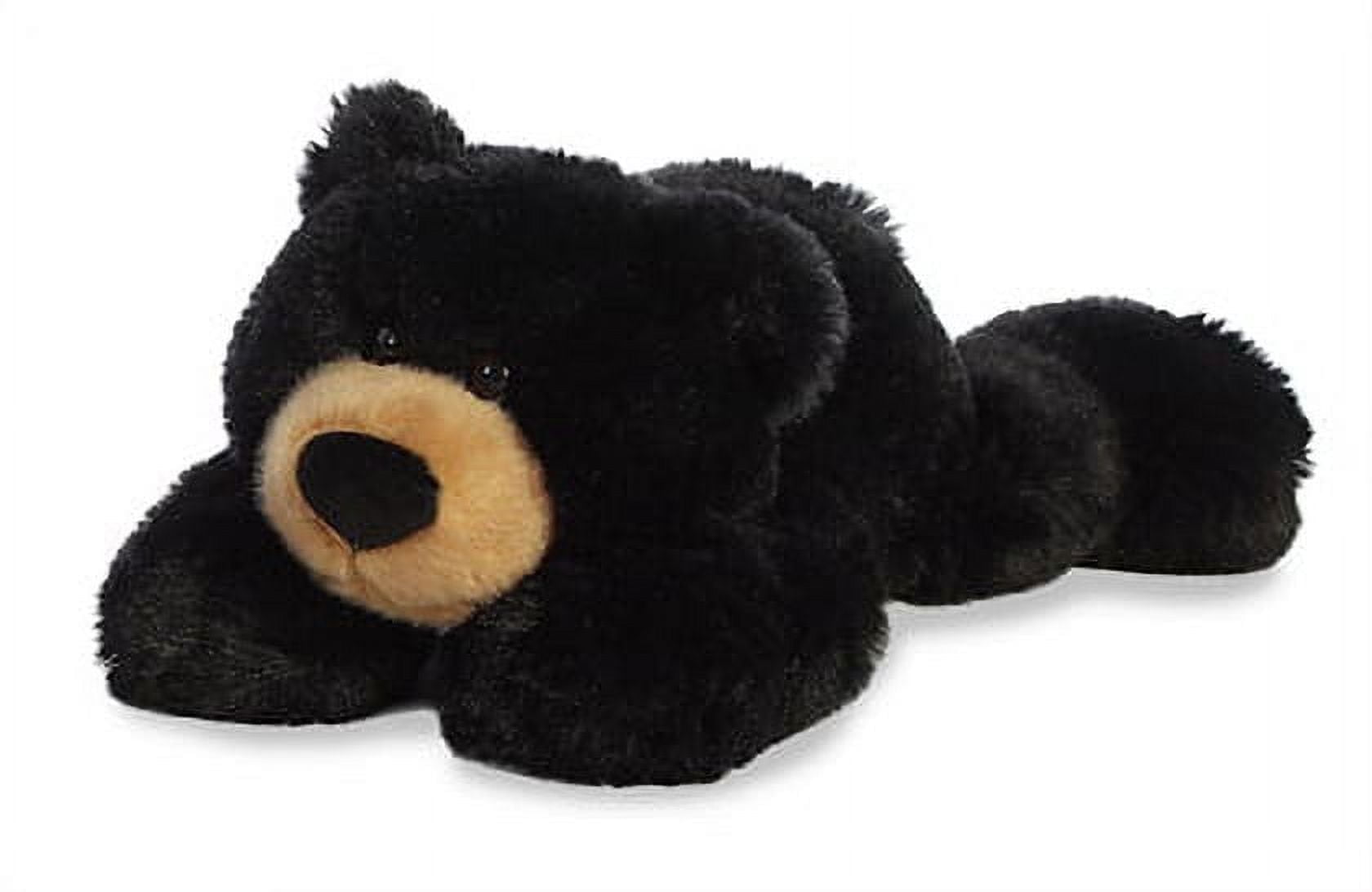 Aurora - Medium Black Bear - 12" Hugga-Wug Bear - Snuggly Stuffed ...