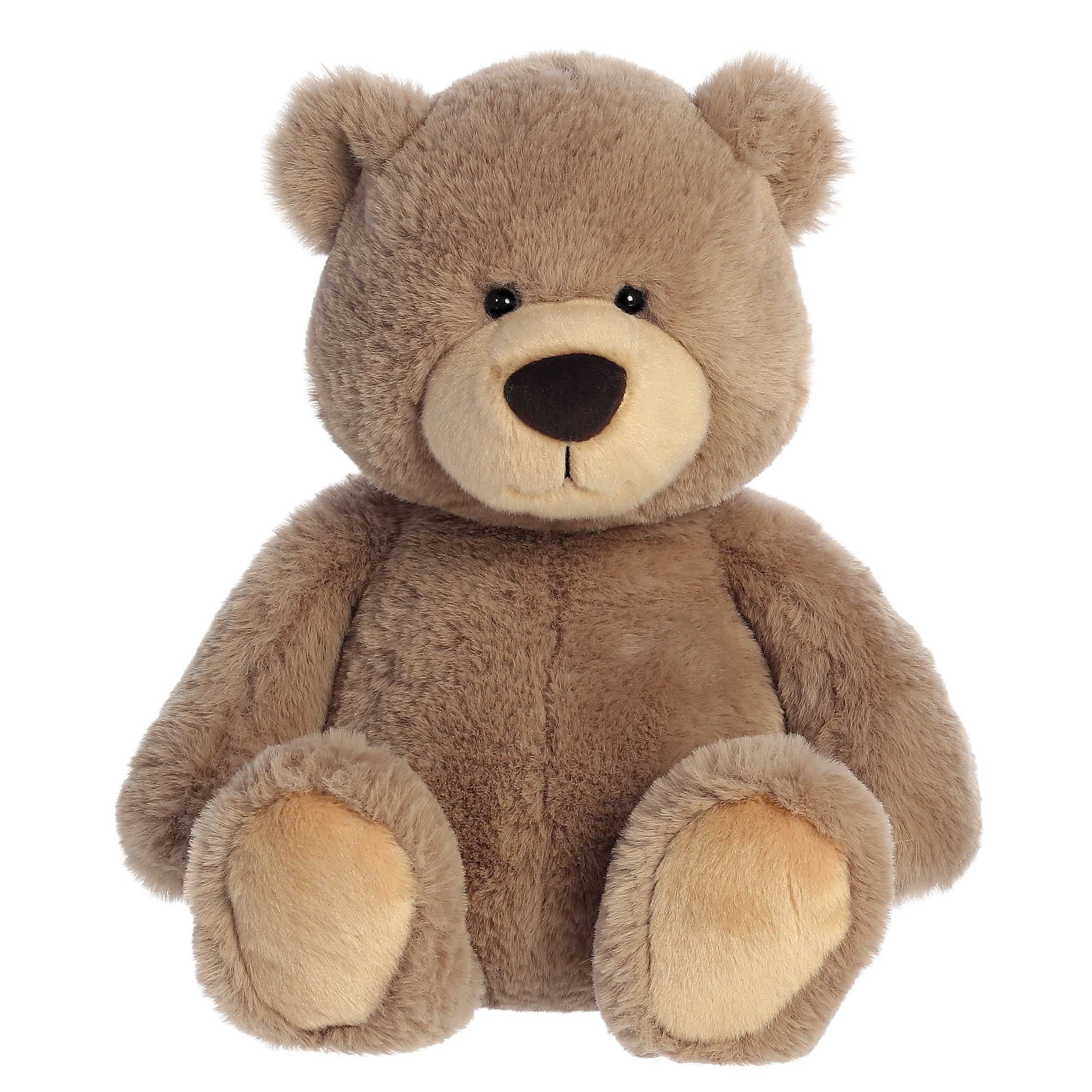 "Aurora Bumbles Bear - 14"" Large Brown Teddy Plush Stuffed Animal ...