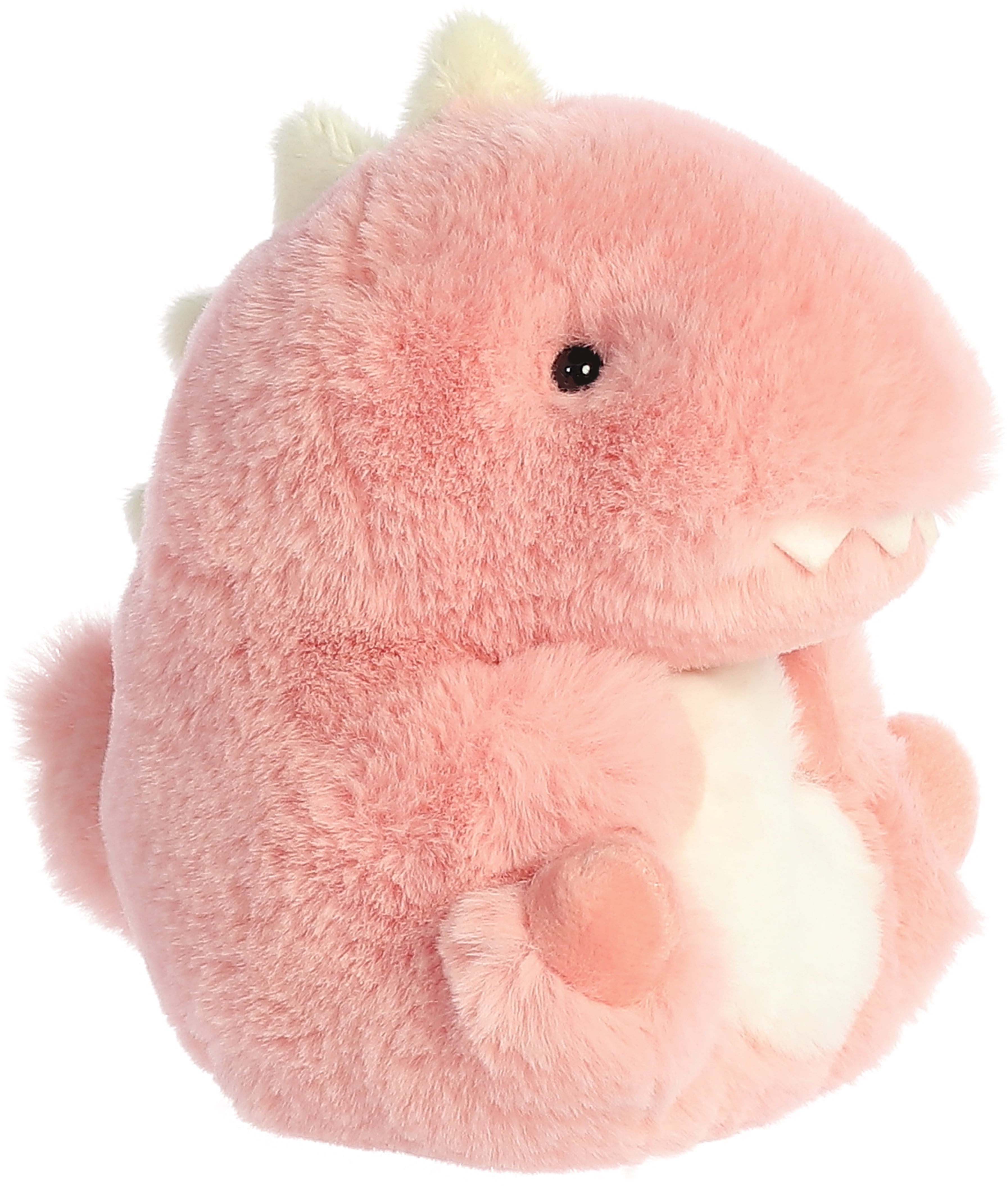 Aurora - Mini Pink Rolly Pet - 5" Avery Allosaurus - Round Stuffed ...