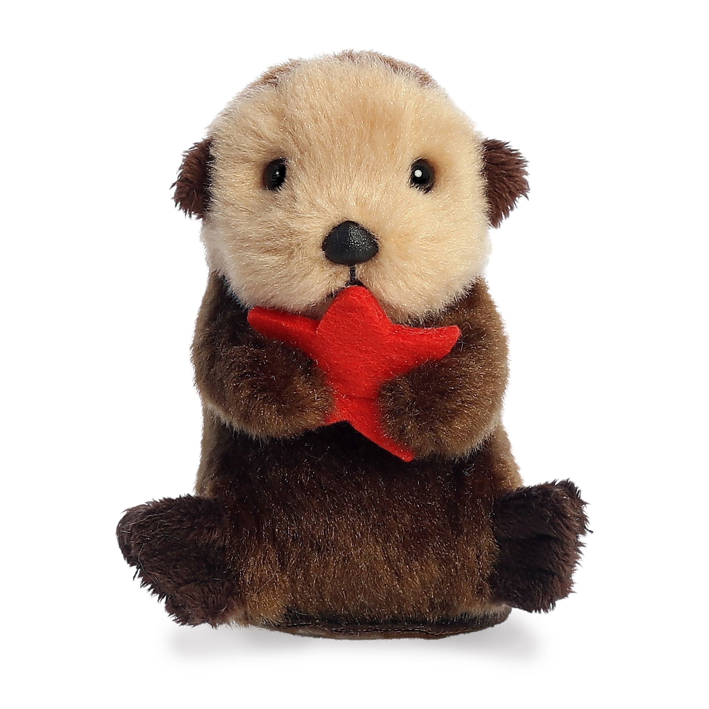 Aurora Animal Stuffy: 4.5 in. Spiffy Otter Magnetic Plush Toy - Walmart.com