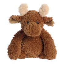 "Aurora Animal Plush Toy - 12"" Milo Moose, Medium Brown Sweet & Softer ...