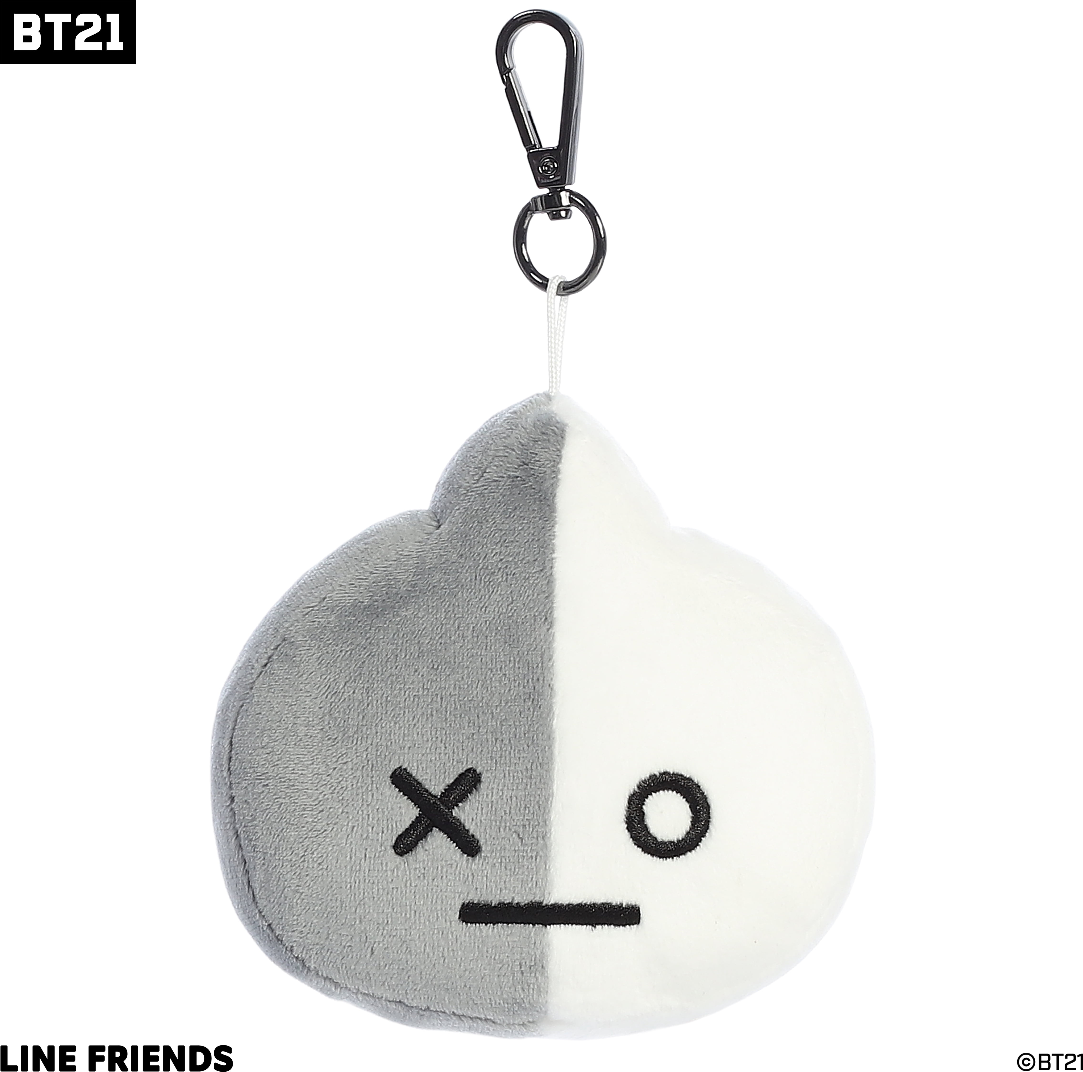 Aurora - Mini Multicolor BT21 - 4" VAN Keychain - Lovable Stuffed Doll ...