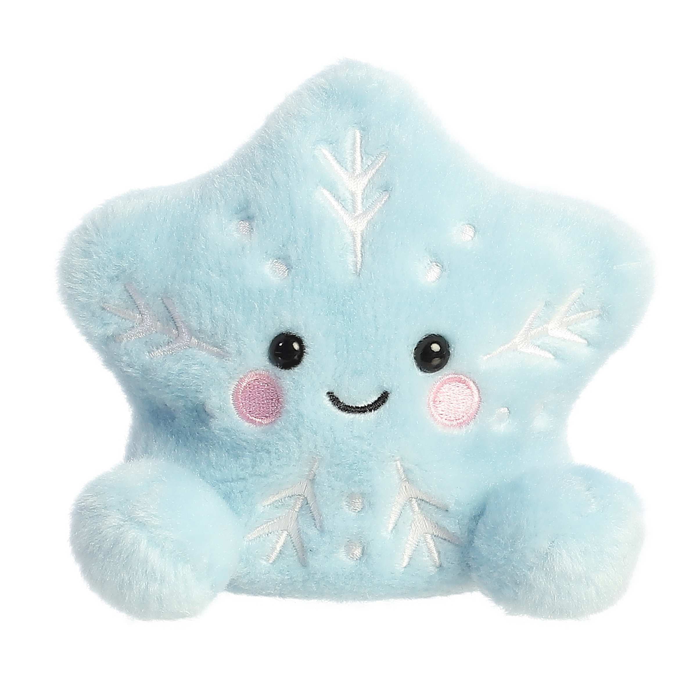 Aurora Mini Blue Palm Pals Plush Small Animal Toy - 5" Frosty Snowflake ...