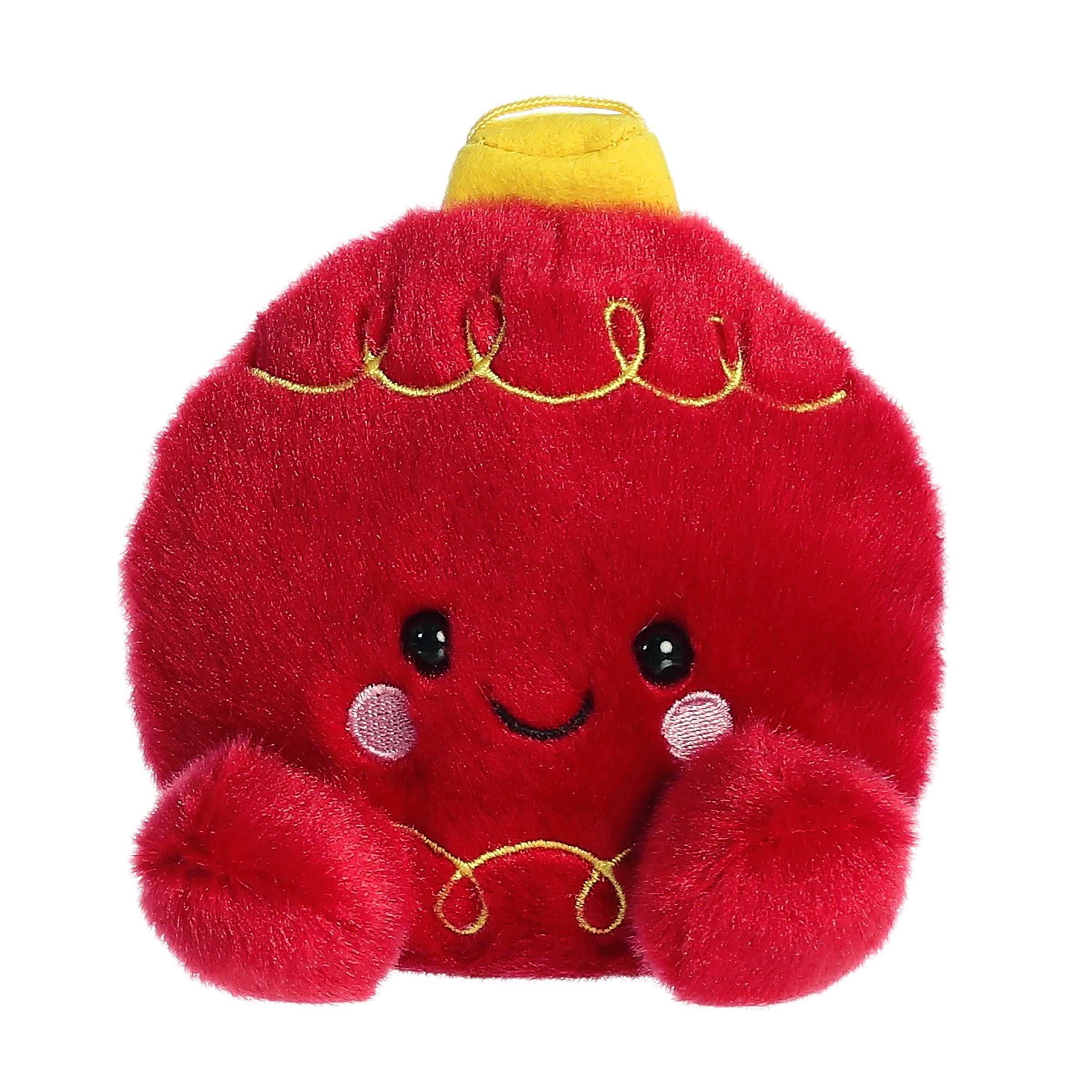 Aurora - Mini Red Palm Pals - 4.5" Rubi Ornament - Festive Stuffed ...