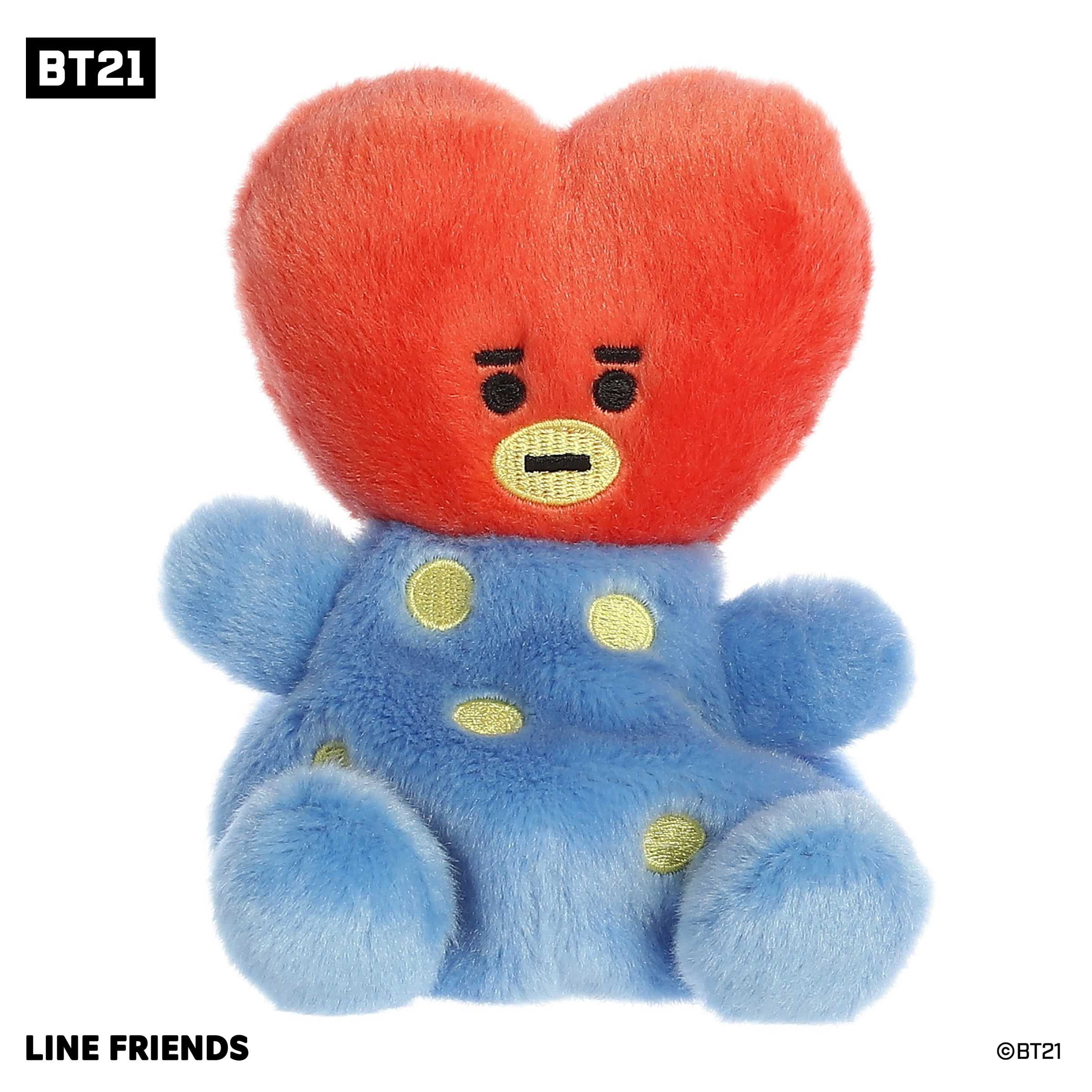 Aurora 5 in. BT21 Palm Pals TATA Plush Toy, Cute Collectible Red ...