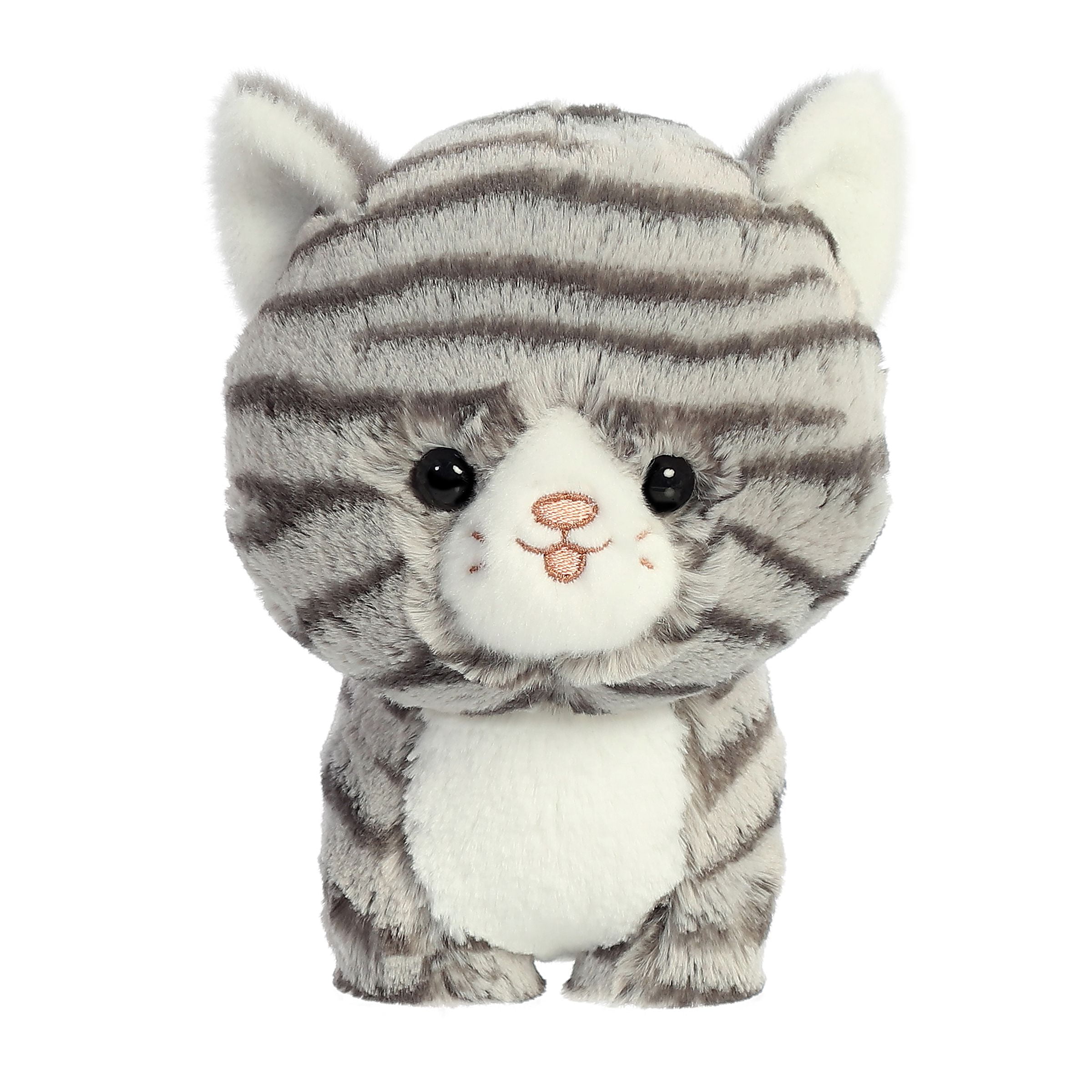 Aurora 7 in. Playful Teddy Pets Tabby Unique Design Endless Play ...