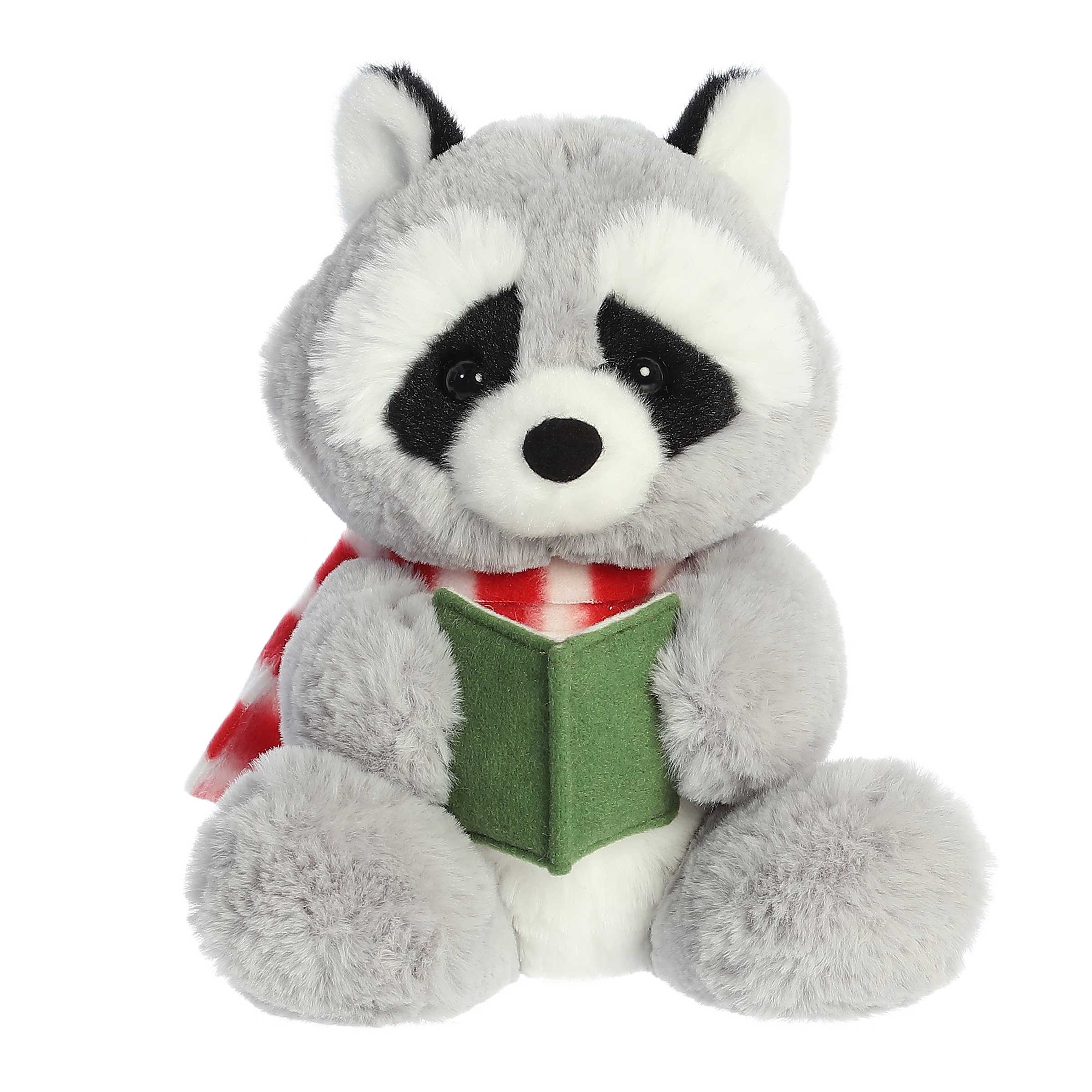 Aurora 99284 8.5 in. Festive Holiday Carolers Ramble Raccoon Seasonal ...