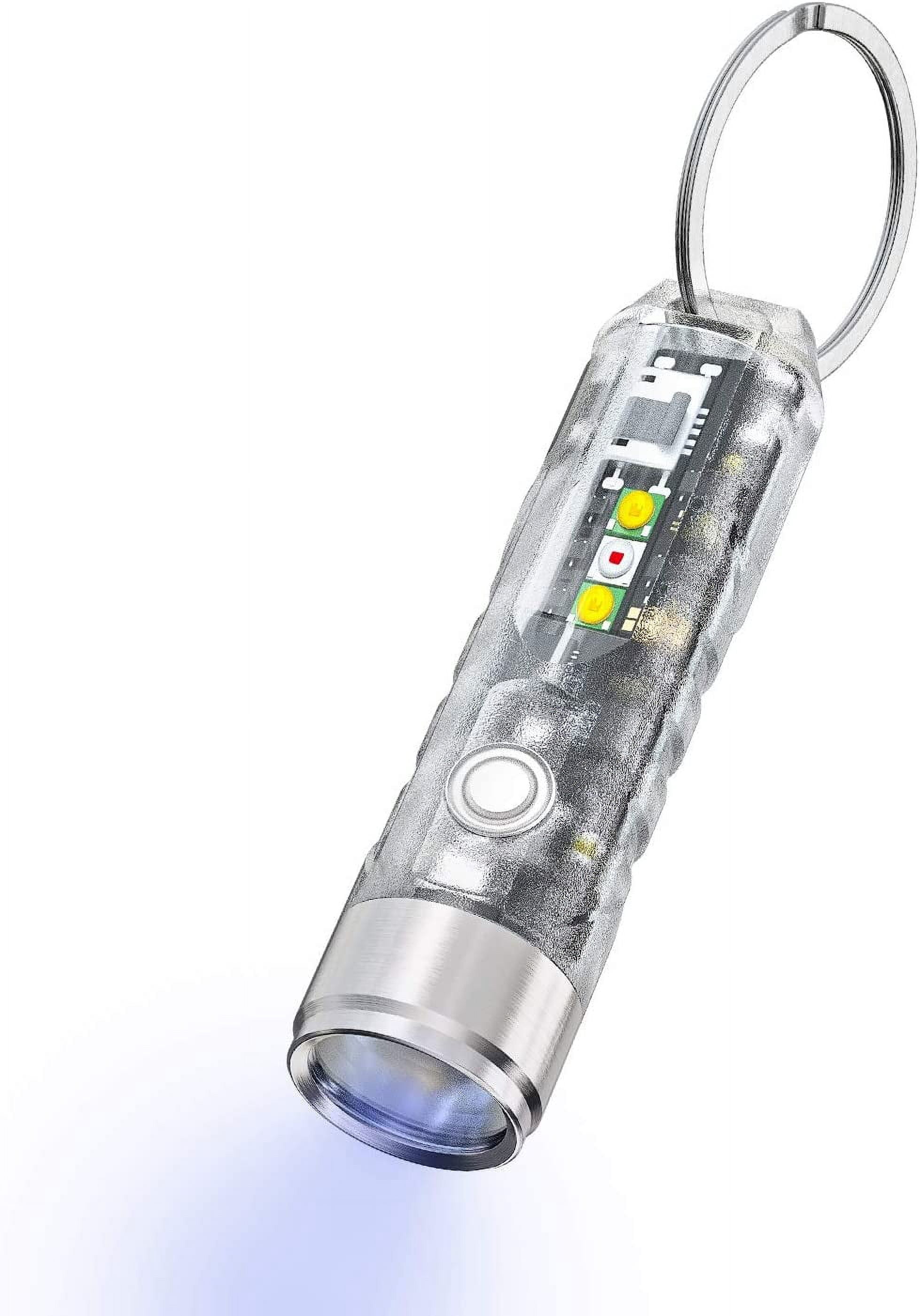 Aurora A8 Pro Keychain Flashlight, Blacklight Flashlight, Rechargeable ...