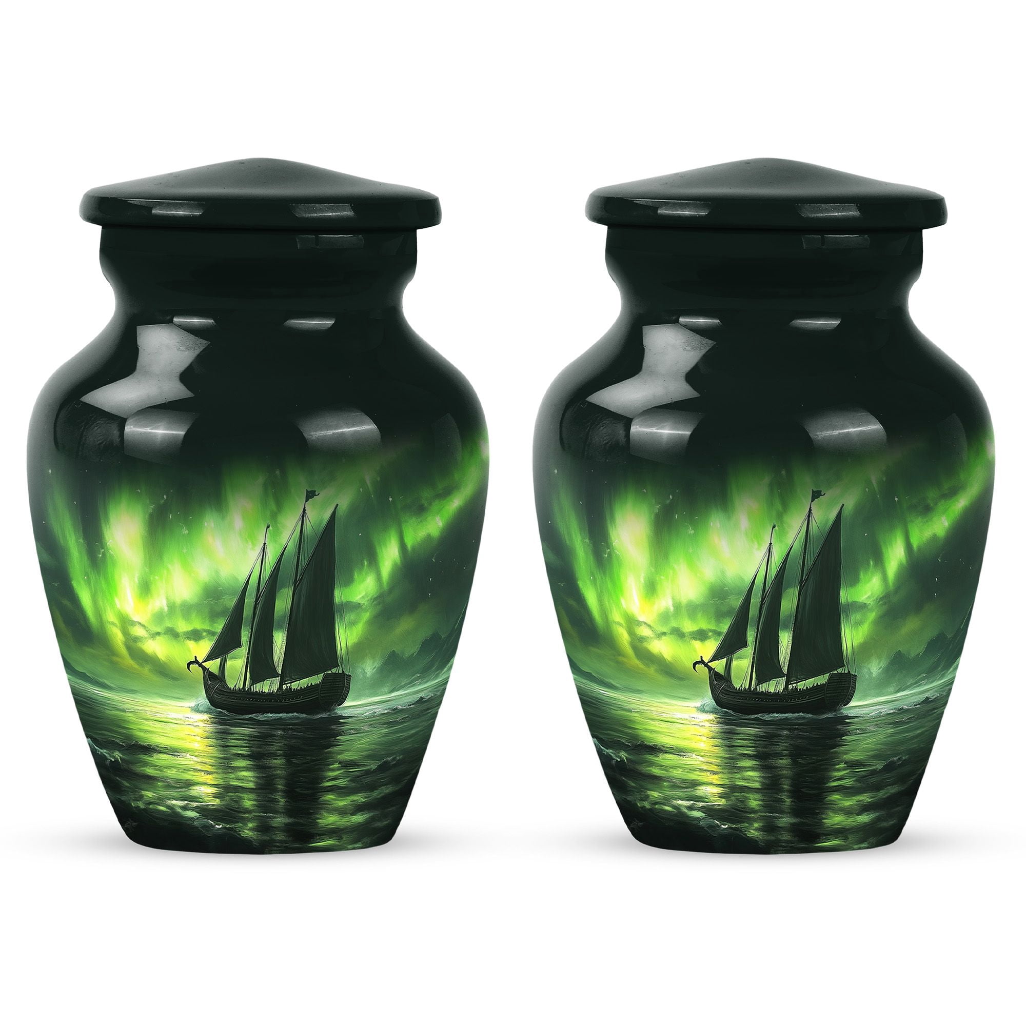 Aurora Boat Mini Urn For Human Ashes - Memorial Urns For Human Ashes ...