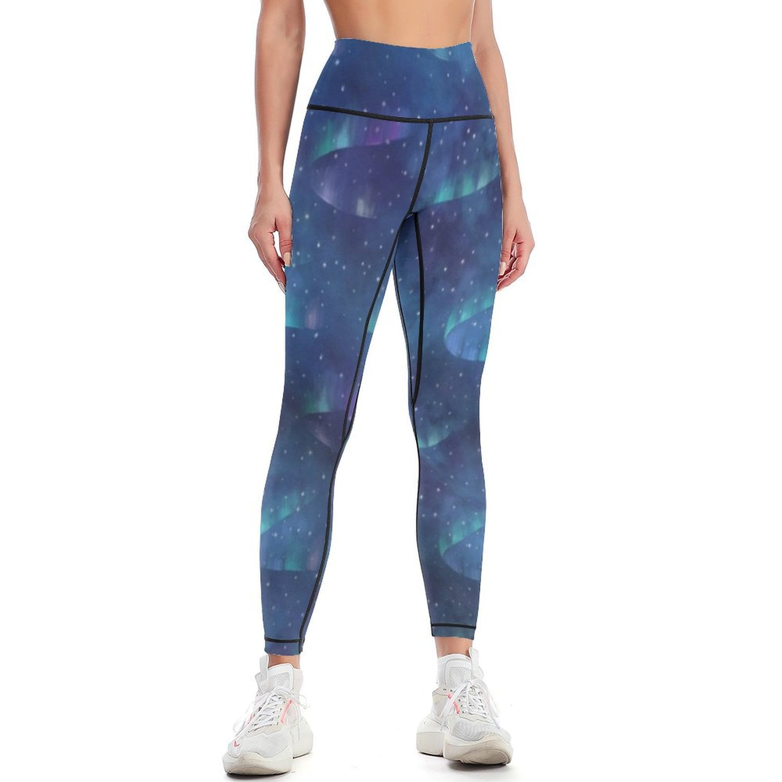 Aurora Borealis Art Leggings Pants Sport Active Wear Legings for ...