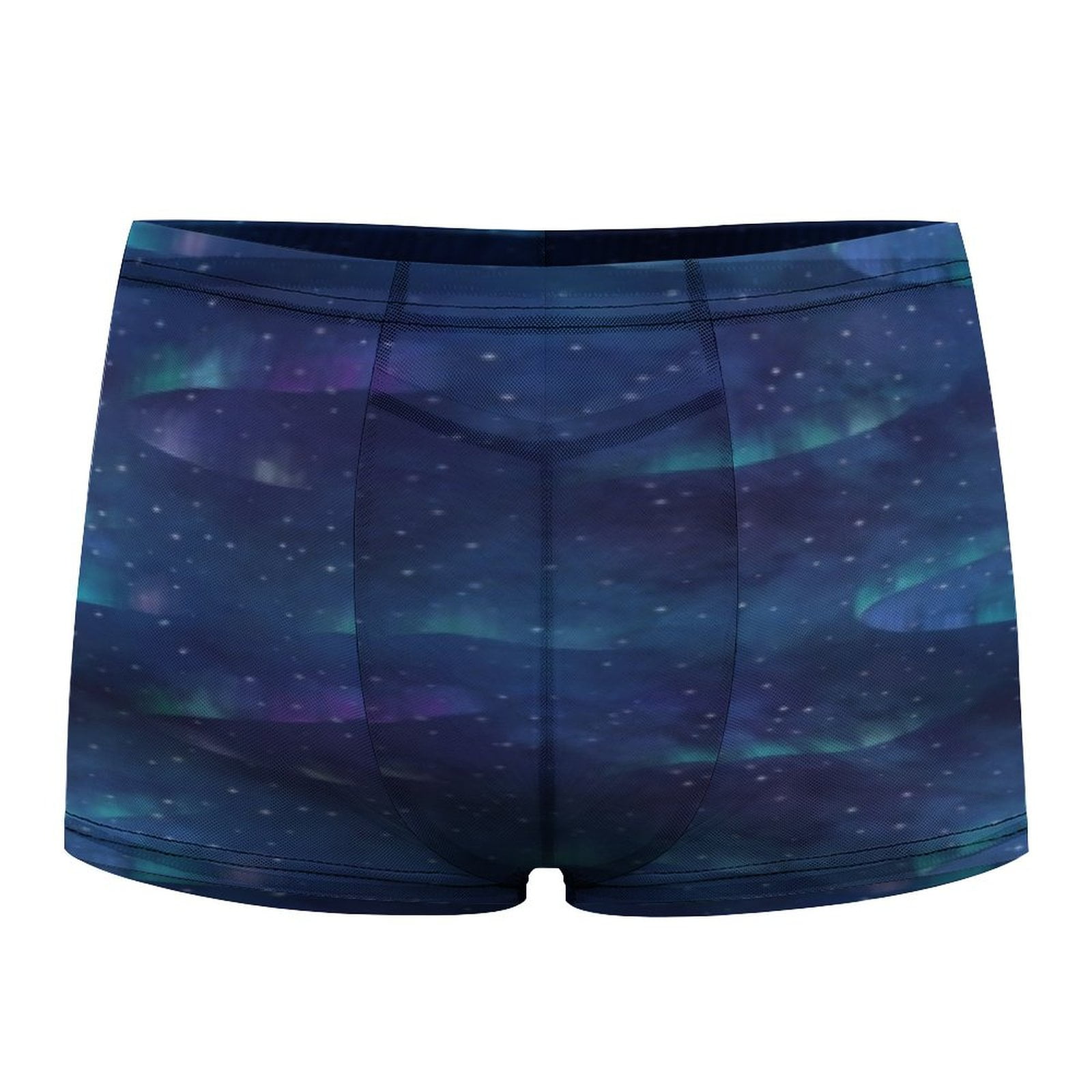Aurora Borealis Art Men's Mesh Boxer Briefs Cooling Breathable Sports ...