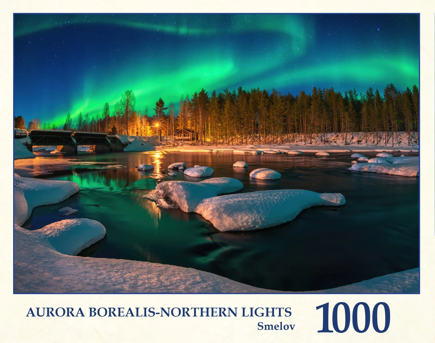 Aurora Borealis-Northern Lights - 1000 Piece Jigsaw Puzzle by Tau ...