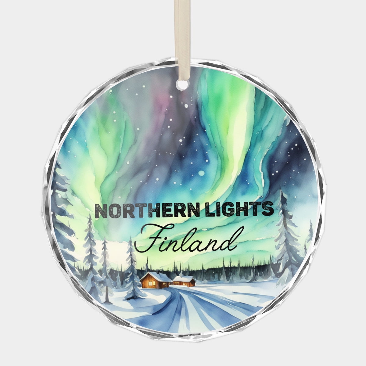 Aurora Borealis Northern Lights Lapland Finland Finnish Travel Keepsake ...