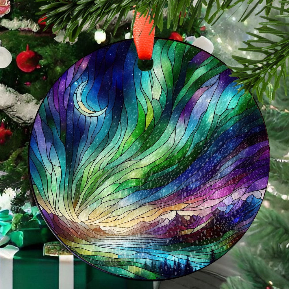 Aurora Borealis Ornament Style Window Hangings, Suncatcher For Window ...