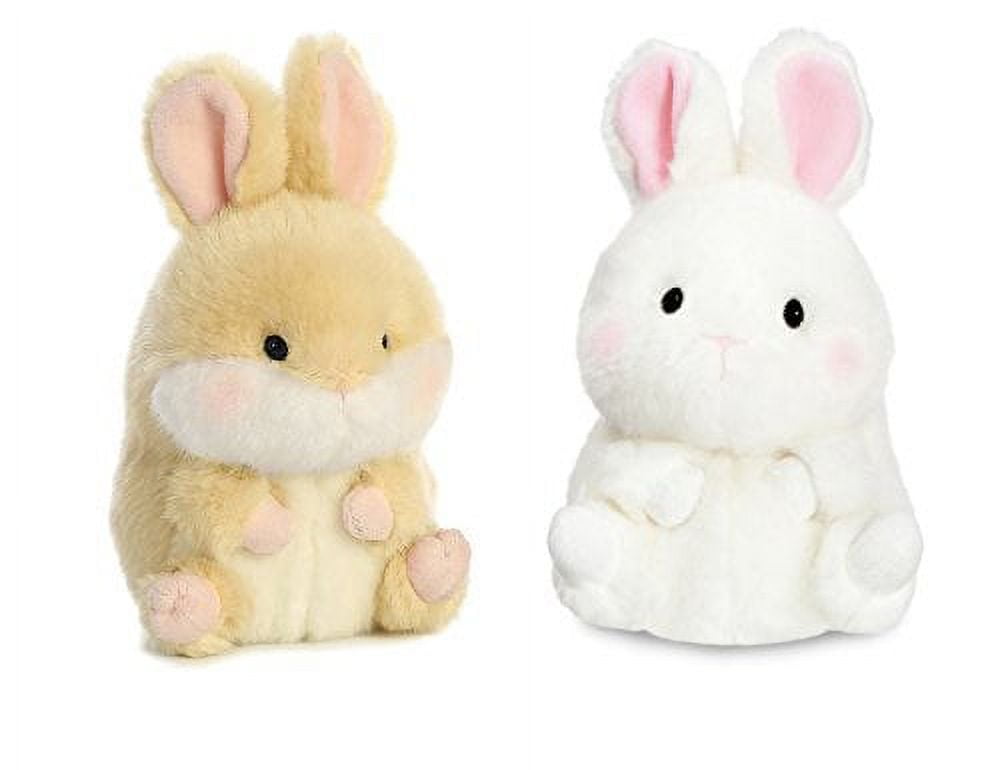 Aurora Bundle of 2 5" Beanbag Stuffed Animals: Lively Bunny & Bunbun ...