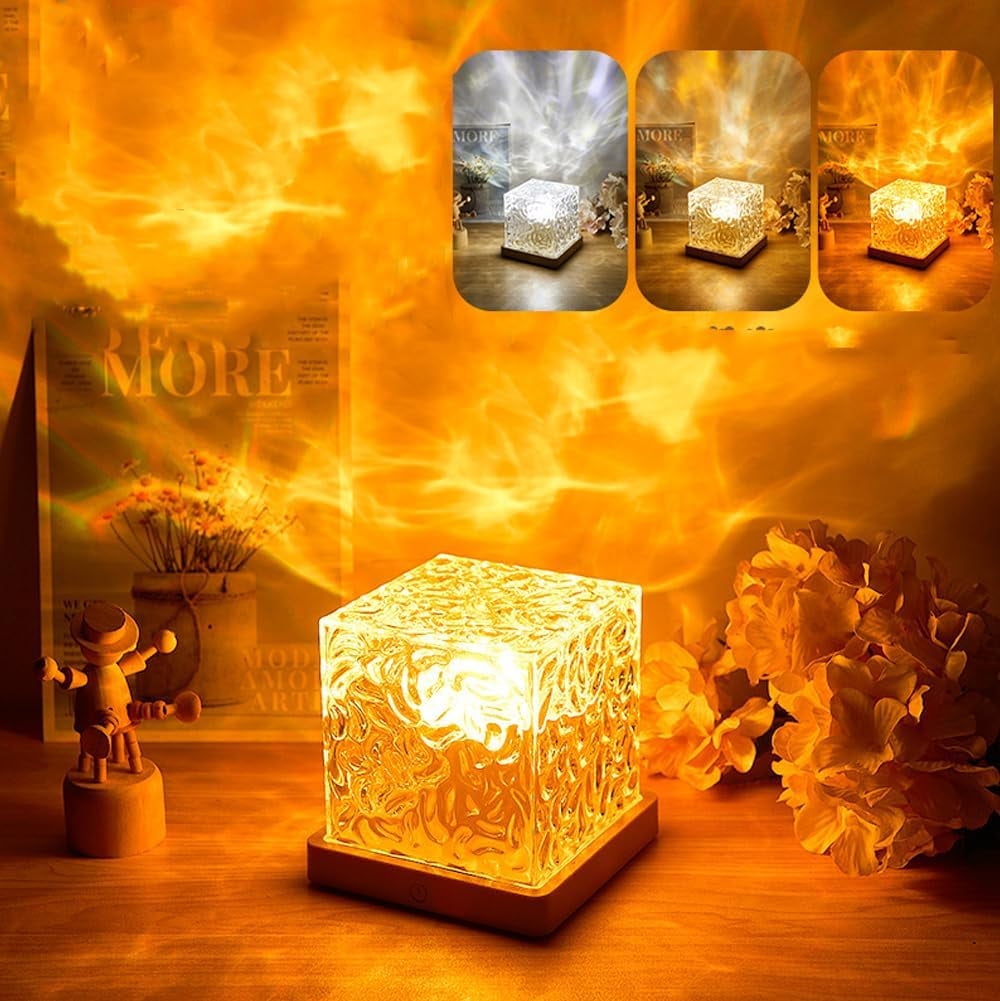 Aurora Dreamscape Projector Ocean Wave Northern Lights Cube Lamp with ...